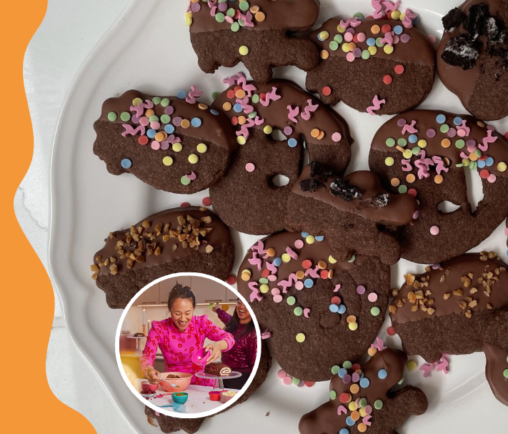 Chocolate Sprinkle Biscuits Recipe | by Annabel Lui – Cutter & Squidge