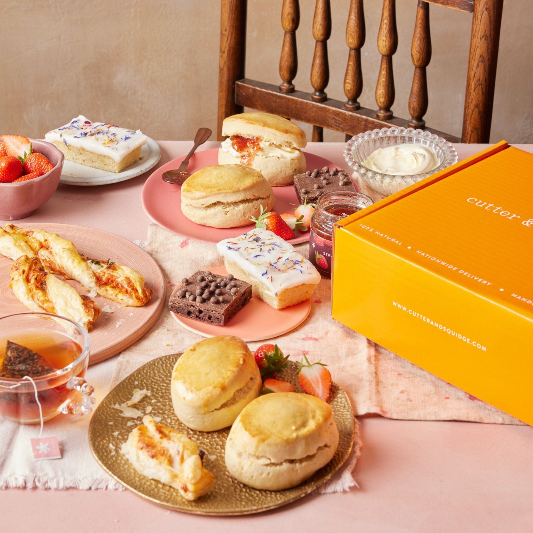 Luxury Afternoon Tea Delivery UK | Cutter & Squidge