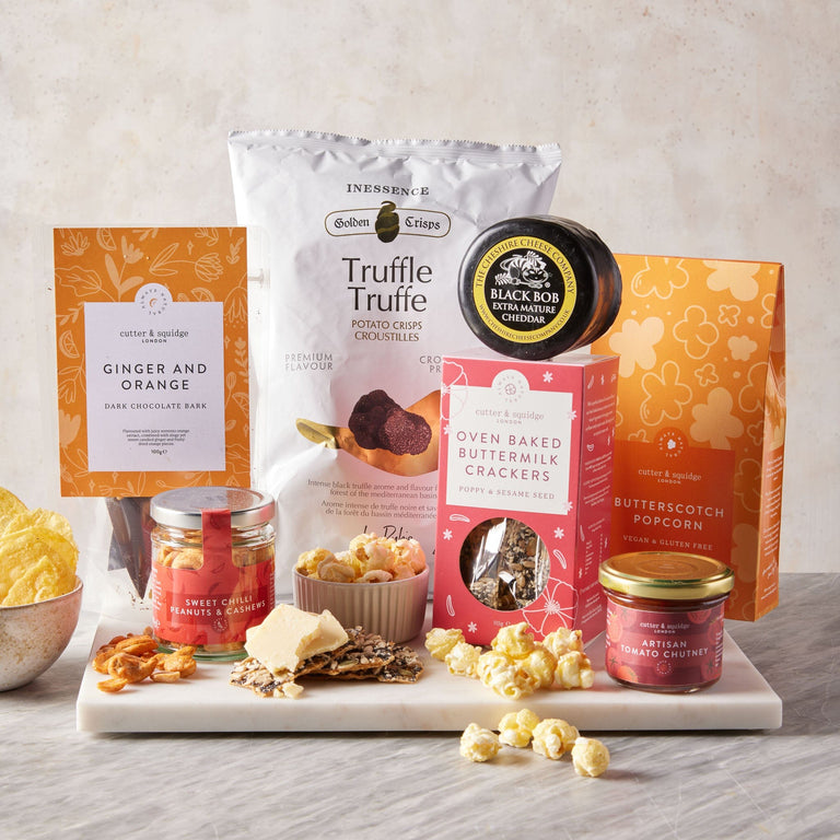 Luxury Cake And Food Hampers Delivered UK | Cutter & Squidge