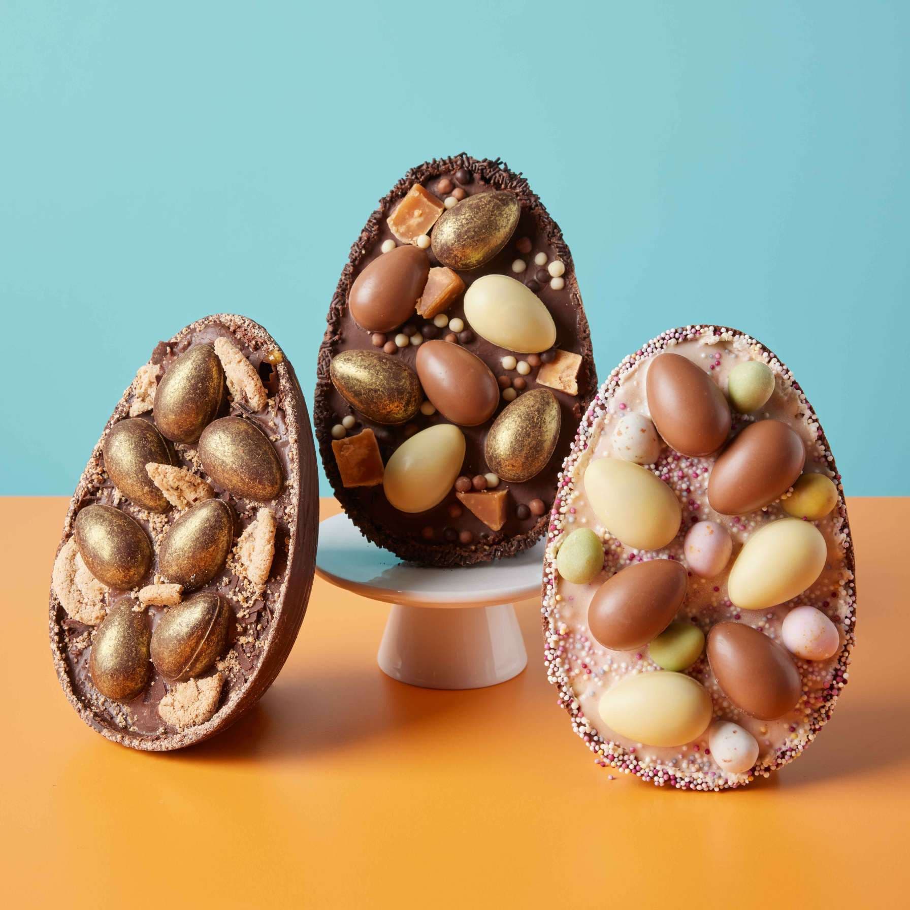 Chocolate Easter Egg Trio – Cutter & Squidge