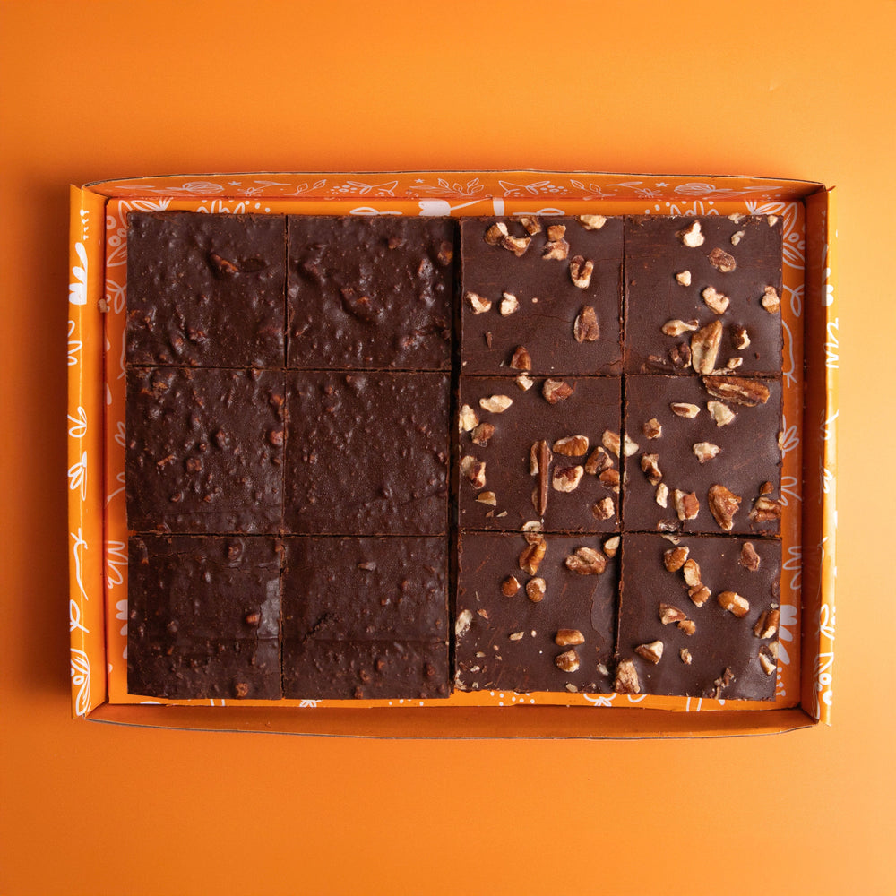 Vegan Wheat-Free Mini Brownie Box – Cutter & Squidge