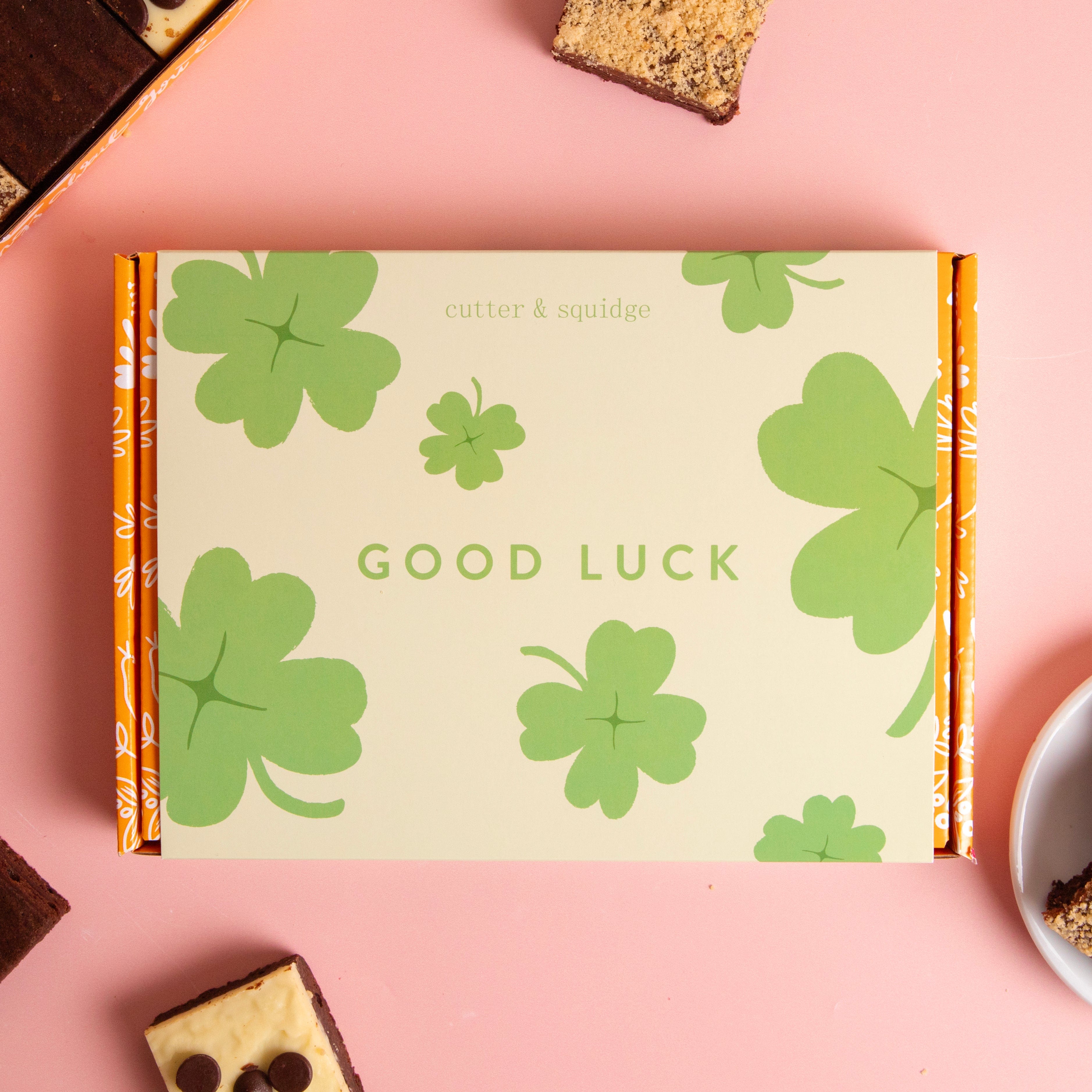 Good Luck No Nut Flavours Mixed Mini Brownie Box – Cutter & Squidge