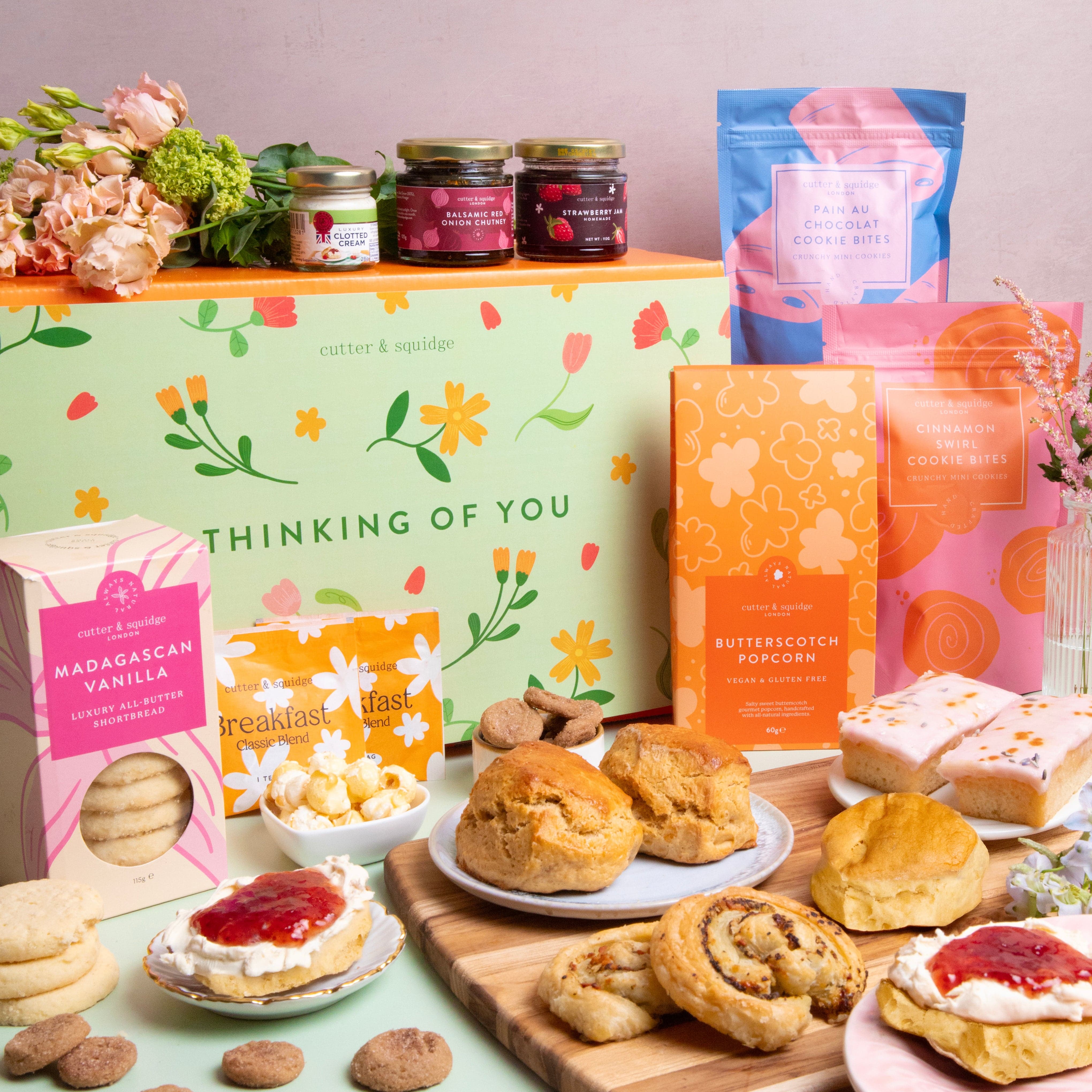 Hug in a Box Hamper – Cutter & Squidge