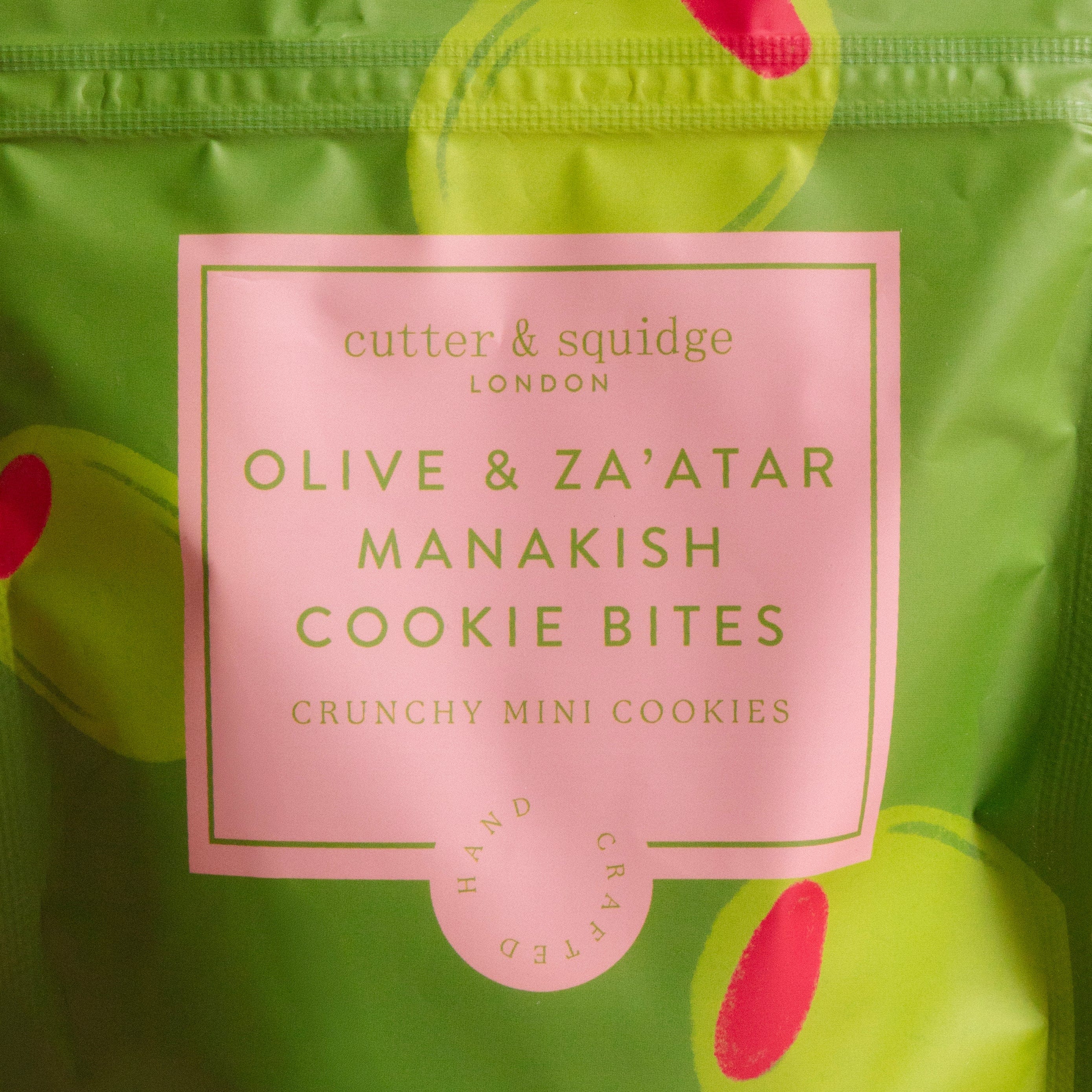 Za'atar & Olive Manakish Cookie Bites – Cutter & Squidge