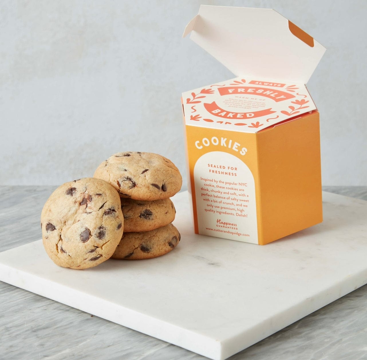 Freshly Baked Chocolate Chip Cookie Box | UK Delivery – Cutter & Squidge
