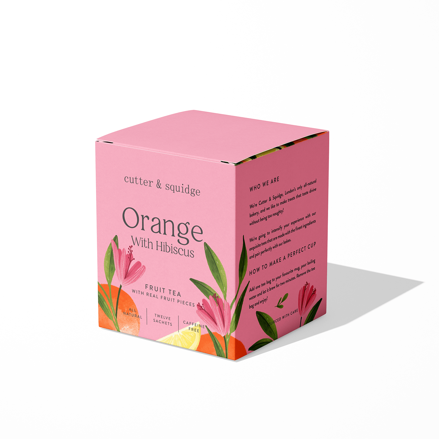 Orange With Hibiscus Premium Tea – Cutter & Squidge