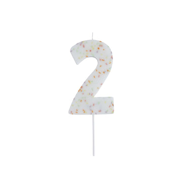 Giant Pastel Sprinkle Number Candles – Cutter & Squidge
