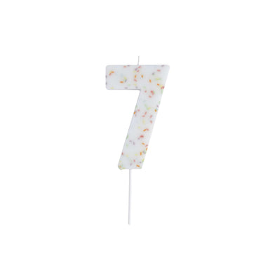 Giant Pastel Sprinkle Number Candles – Cutter & Squidge
